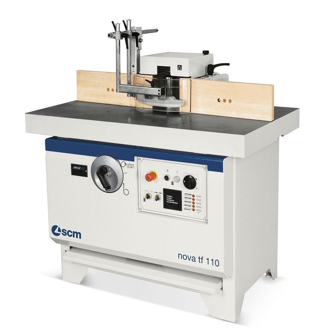 SCM Nova TF110 - Fixed Spindle Shaper - Woodworking Machinery Man