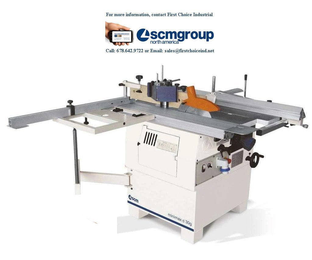 SCM Minimax C 30G Combination Machine - Woodworking Machinery Man