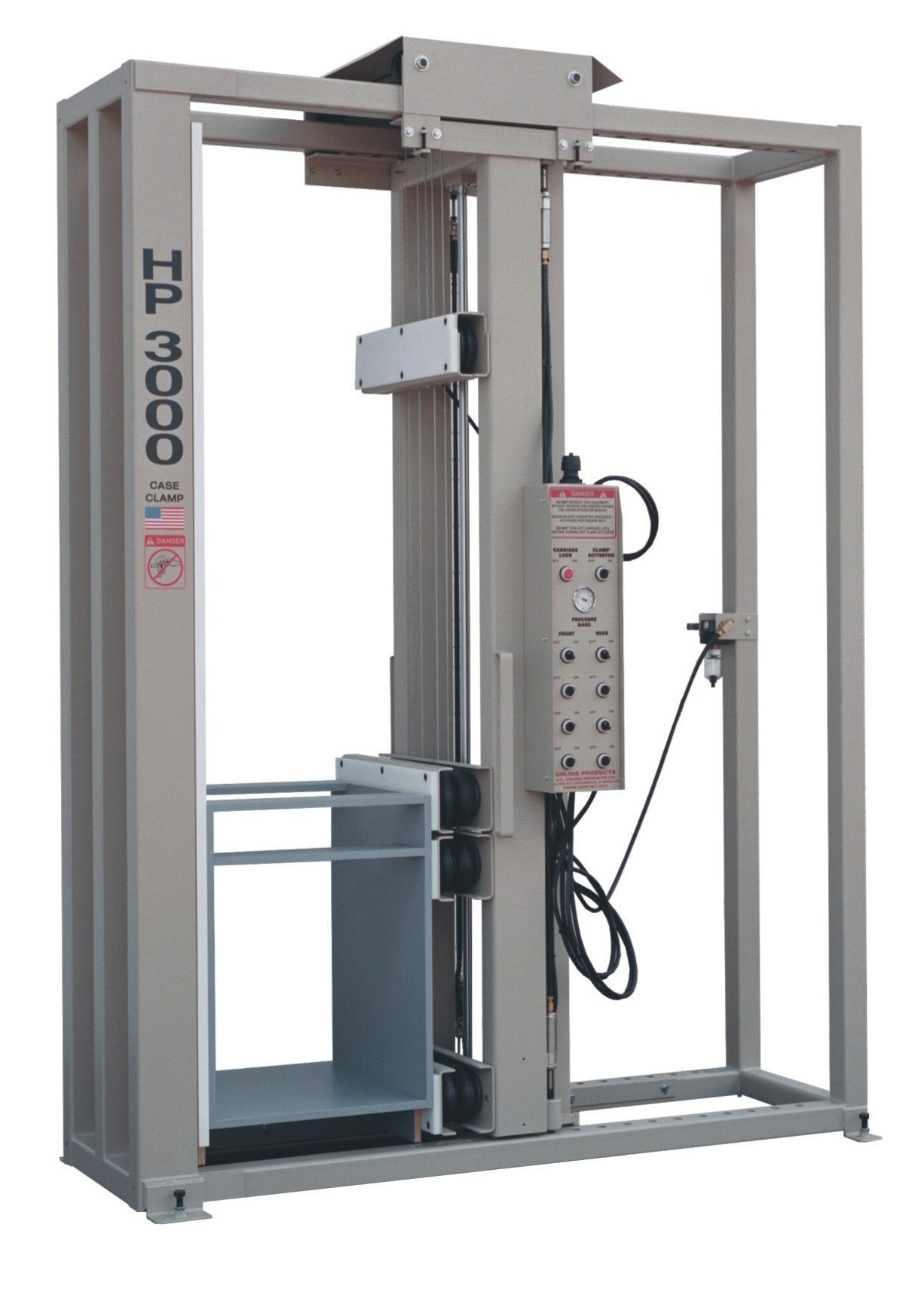 Uhling HP 3000 Case Clamp w/4 Dual Pod Pressure Bars - Made in the USA
