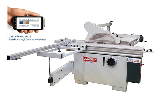 Cantek P305 ft - Sliding Table Saw - 1 Ph - Woodworking Machinery Man