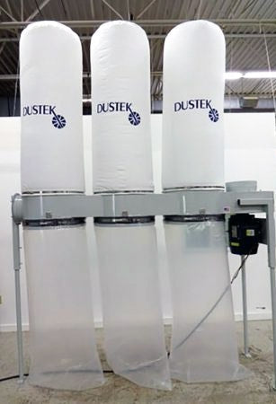 3 Bag - 3 Phase - 10 HP Dust Collector - Dustek Economy Series E1000
